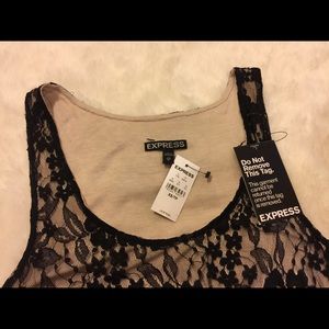 Express | Dresses | Nwt Black Express Lace Dress | Poshmark